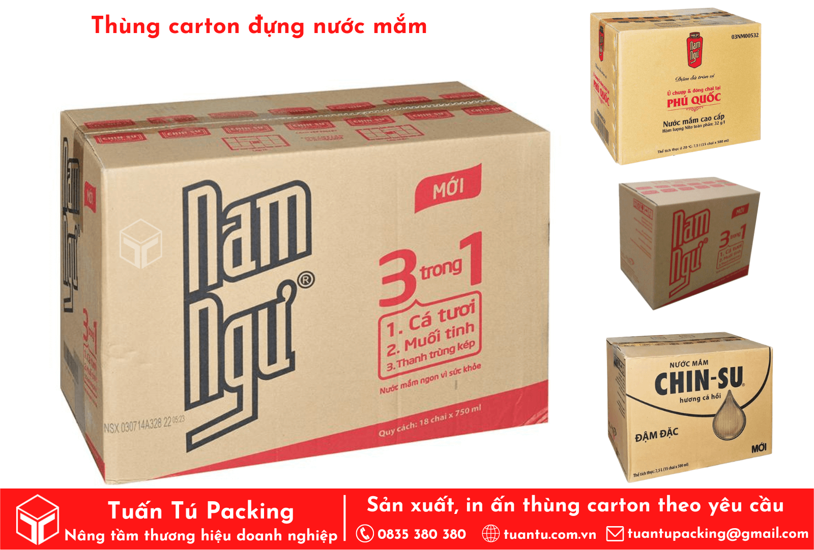 Mẫu Thùng Carton Đẹp Nhất 2023 - Tuấn Tú Packing