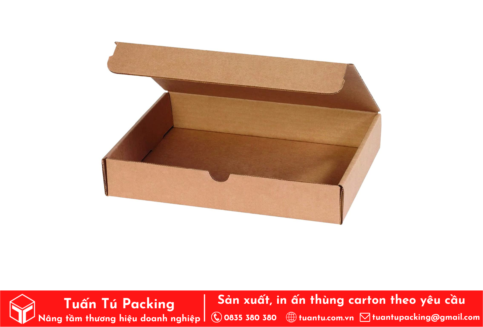 Thùng Carton Có Nắp Rời Giá Rẻ, Đa Dạng Mẫu Mã TPHCM